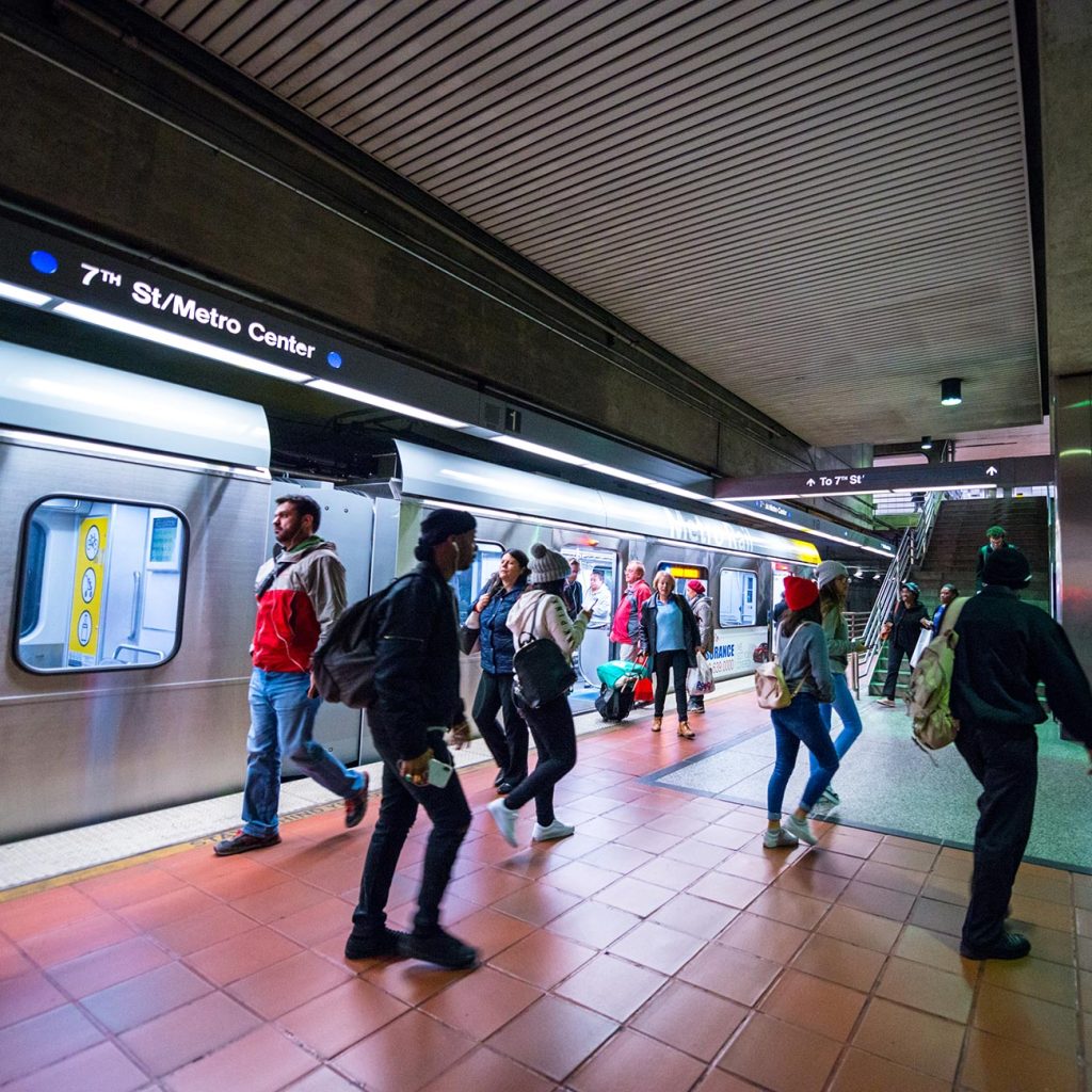 Riding on the Metro: Wave of Violence on Public Transit Prompts Surge in Police Presence - Los ...